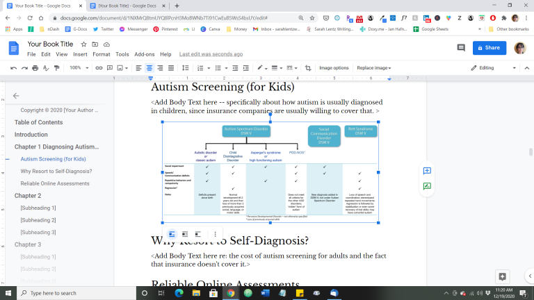How To Write A Book In Google Docs